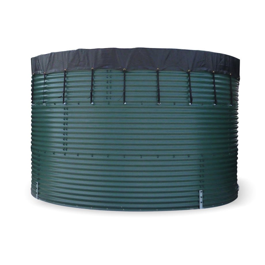 9000 Litre Coated Steel Water Tank - Tanks Direct
