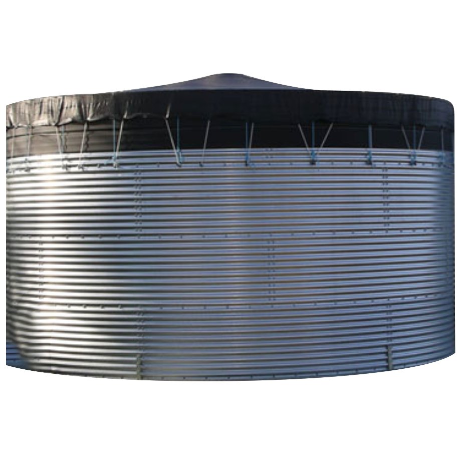 16,000 Litre Galvanized Steel Water Storage Tank - Tanks Direct