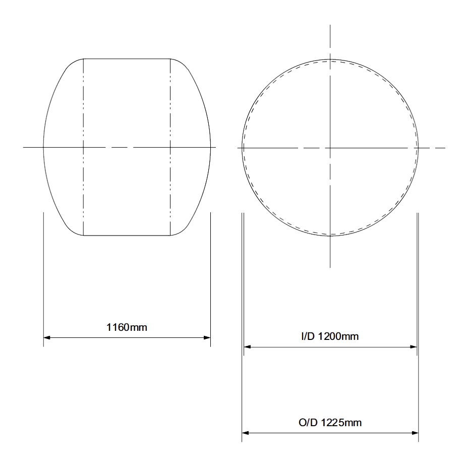 1000 Litre GRP Underground Water Tank - Tanks Direct