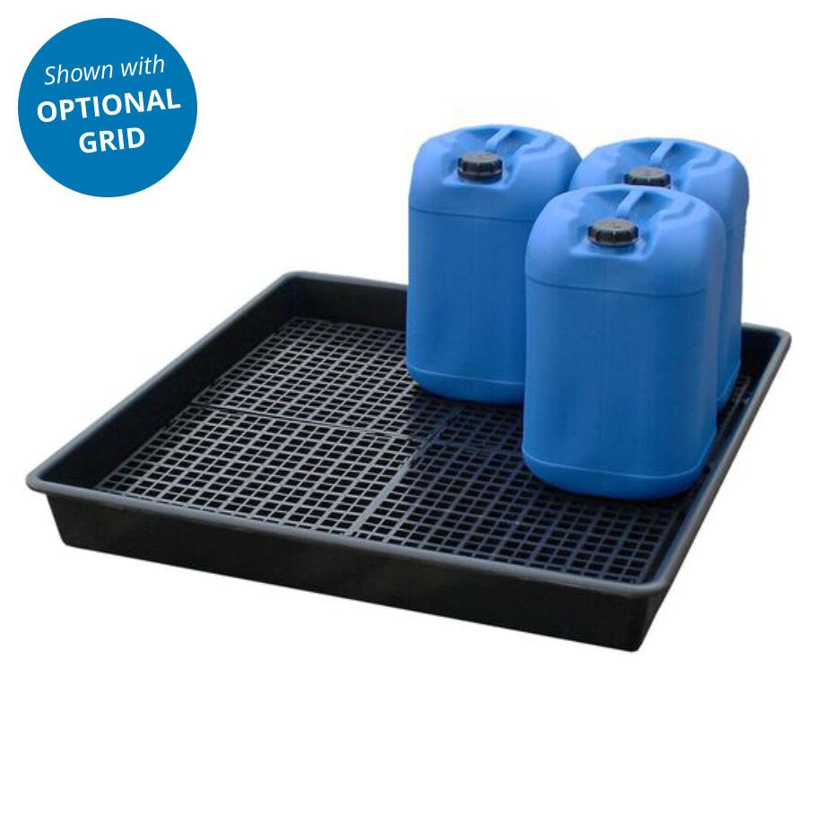 Spill drip tray base only, 100 Litre - Tanks Direct