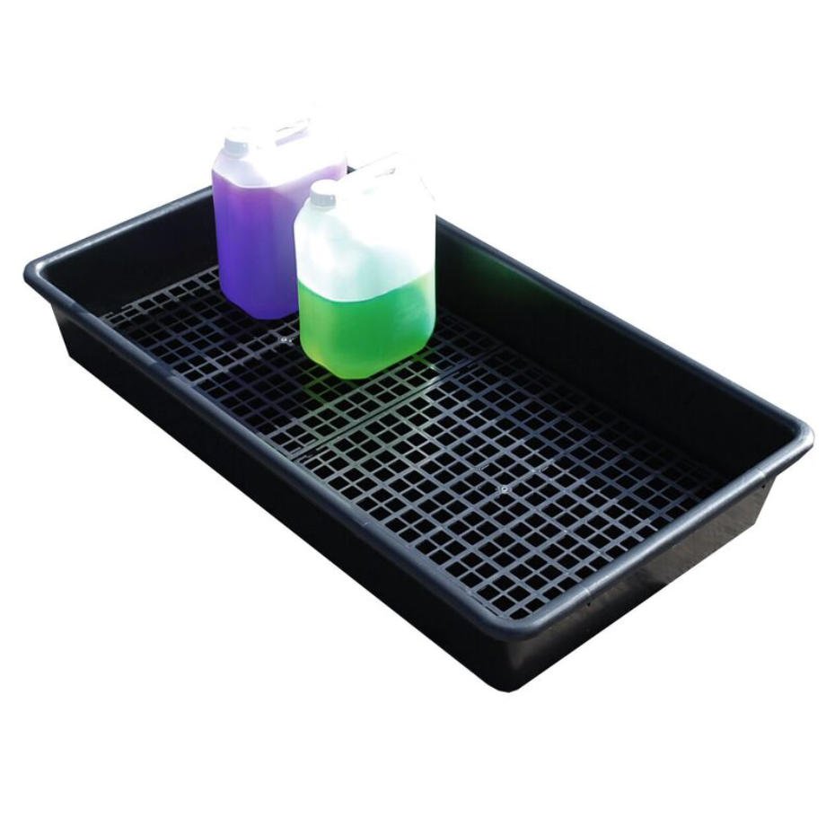 Spill drip tray with Grid base, 65 Litre - Tanks Direct