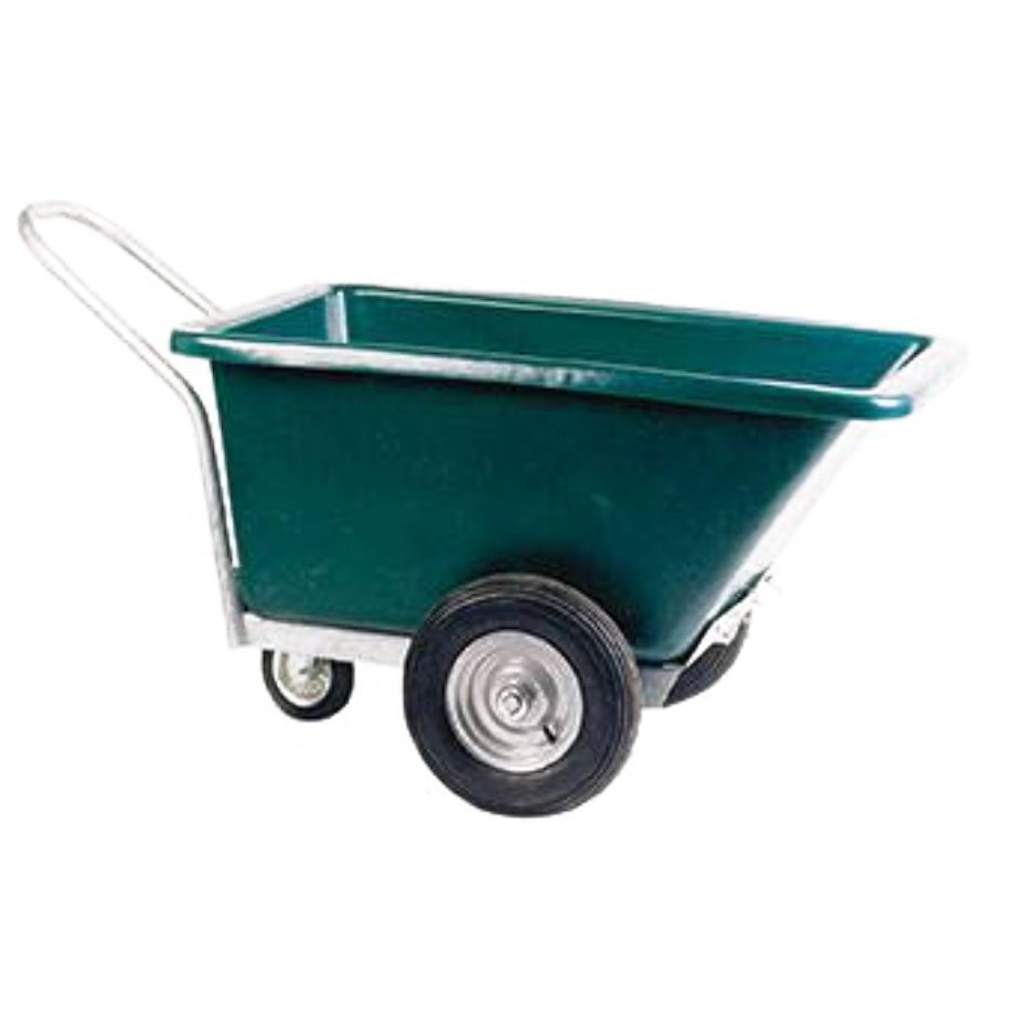 3 Wheeled Feed Barrow, Green TWB2-G - Tanks Direct