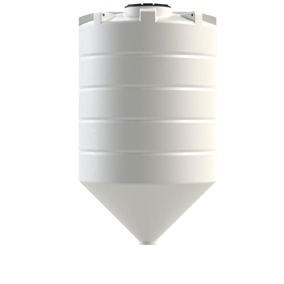 Enduratank 6900 Litre Cone Tank Open Top with 45Â° base - Tanks Direct