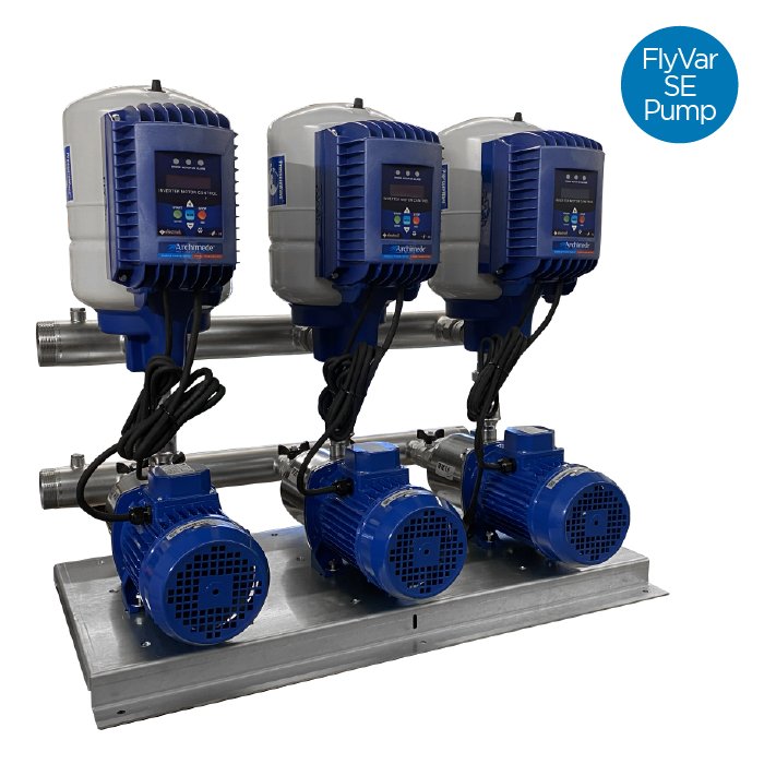 Triple Variable Speed Booster Set, 150 l/min @ 5.25 Bar - Tanks Direct
