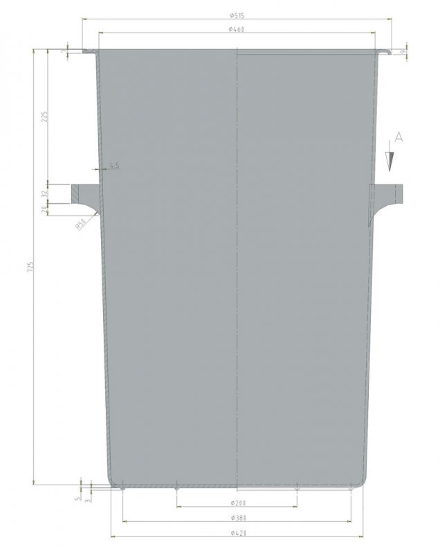 110 Litre Heavy Duty Bins, Pack of 5 - Tanks Direct