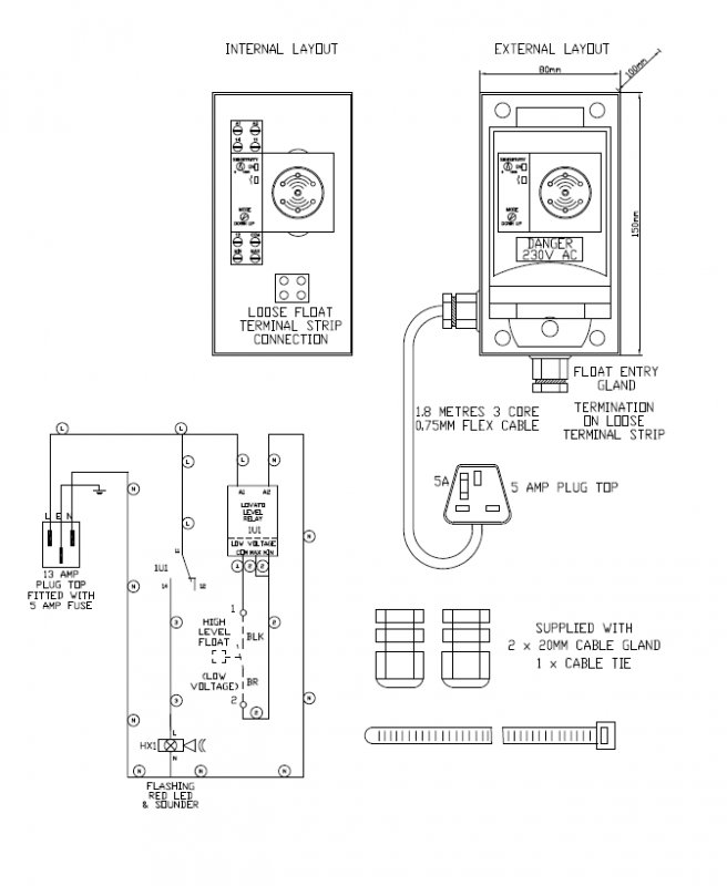 High Level Alarm Kit (Basic Range) - Tanks Direct