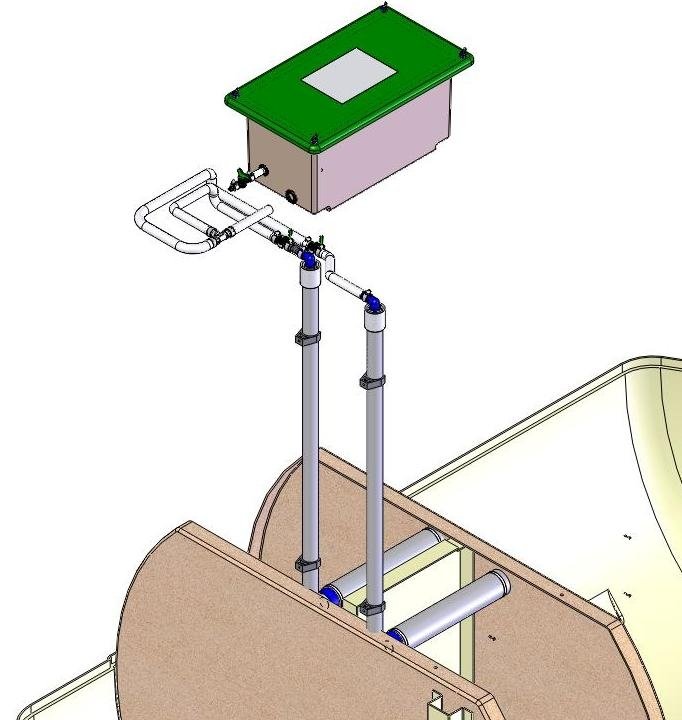 PIPE DIFFUSER 65mm x 400mm - Tanks Direct