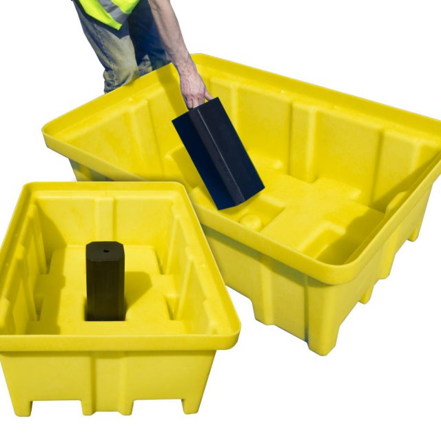 Lockable Bunded Pallet with Shelving Unit - Tanks Direct