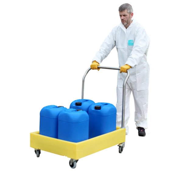 4 Drum Bunded Trolley - Empteezy - Tanks Direct