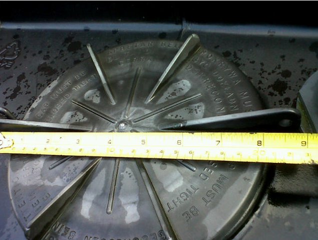 TITAN 4'' OIL TANK LID - Tanks Direct