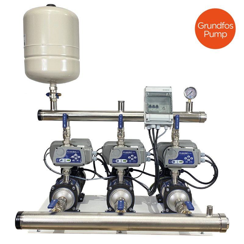 Lowara 2'' Triple Pump Booster Set - Tanks Direct