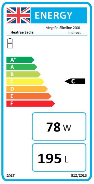 Megaflo Eco 200 Litre Slimline Indirect Unvented Cylinder - Tanks Direct