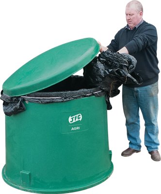 JFC Tidy Wrap Recycling Bin - Tanks Direct