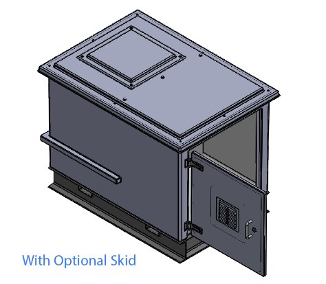 750 Litre GRP Pump Enclosure Twin Pump CUCOMP.1500-750.TW - Tanks Direct