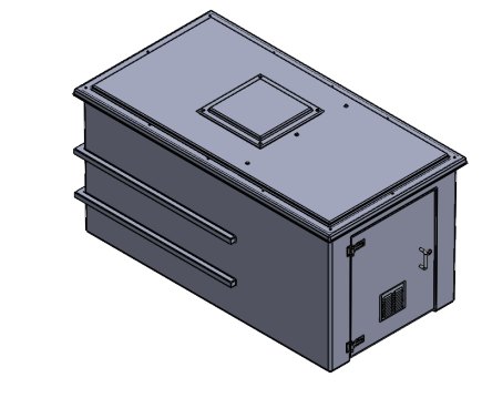 2143 Litre GRP Pump Enclosure Triple PumpCUCOMP.3636-2143 - Tanks Direct