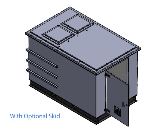 2250 Litre GRP Pump Enclosure Twin Pump CUCOMP.5625-2250 - Tanks Direct