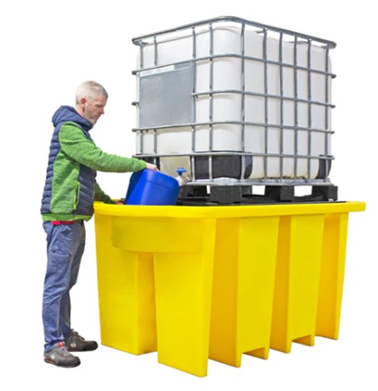 Nestable IBC Spill Pallet with Drip Tray - Tanks Direct