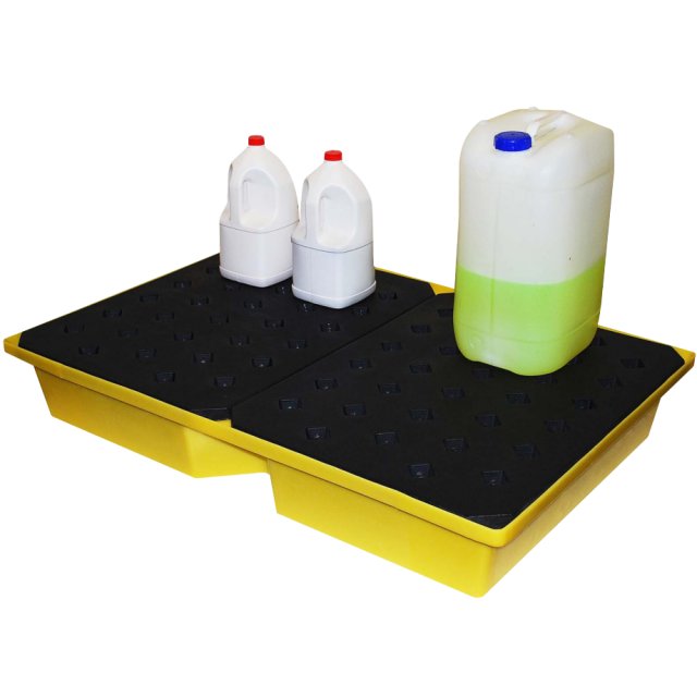 Spill drip tray with grate, 104 Litre - Tanks Direct