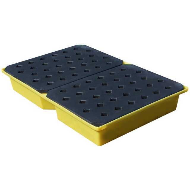 Spill drip tray with grate, 104 Litre - Tanks Direct