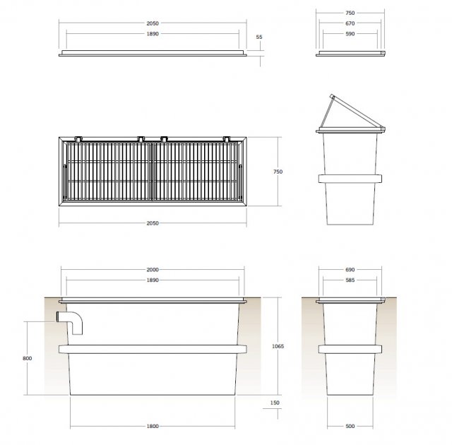 Silt Trap, 5 Tonnes - Tanks Direct
