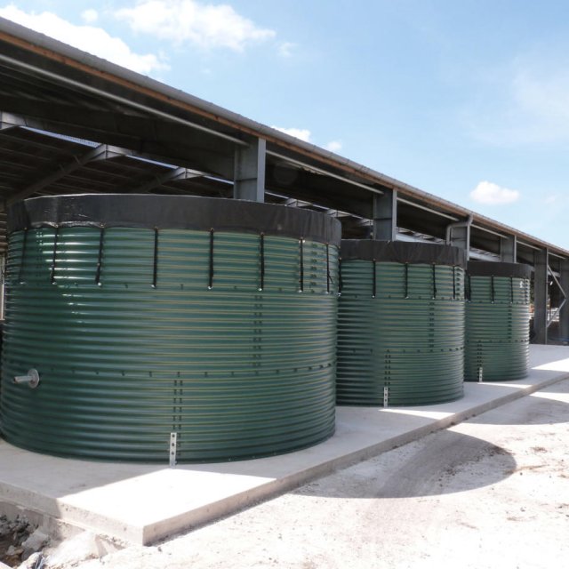 9000 Litre Coated Steel Water Tank - Tanks Direct