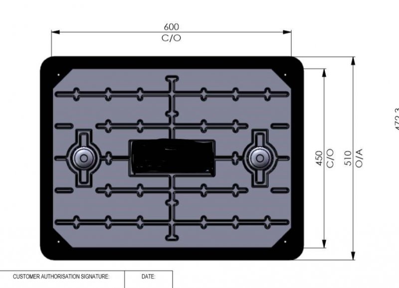 Septic Tank Cover & Frame - Tanks Direct